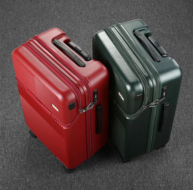 Custom Design Carry-Ons Suitcase Travel Luggage Trolley TSA Lock