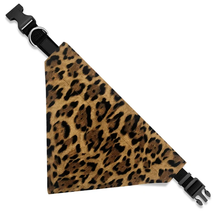 Personalized Custom Printed Fabric Adjustable Pet Triangle Scarf Dog ...