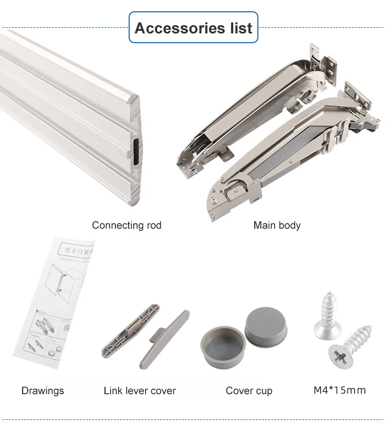 OEM Custom Bus Door Hinge & Accessories for Cabinet Sliding Doors