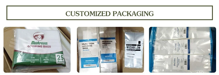 Autoclaveable Mushroom Inoculation Spawn Bags - 13*12*50cm