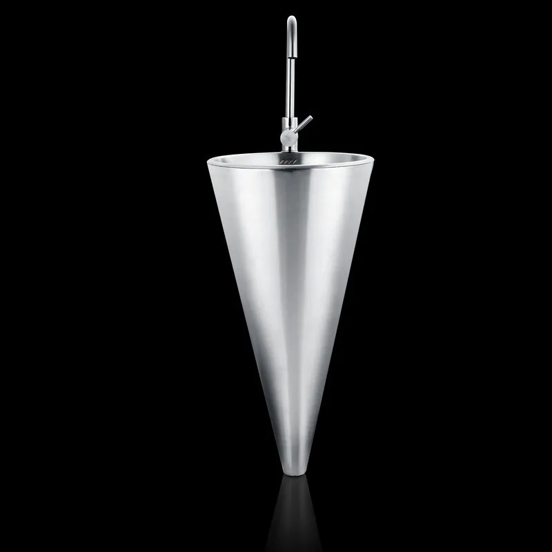 Cone Shaped Freestanding Wash Hand Basin Modern Bathroom Sink Factory ...