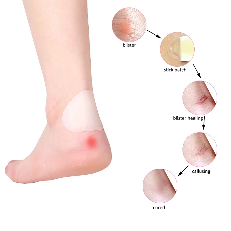 Anti Friction Adhesive Foot and Toe Hydrocolloid Blister Plaster