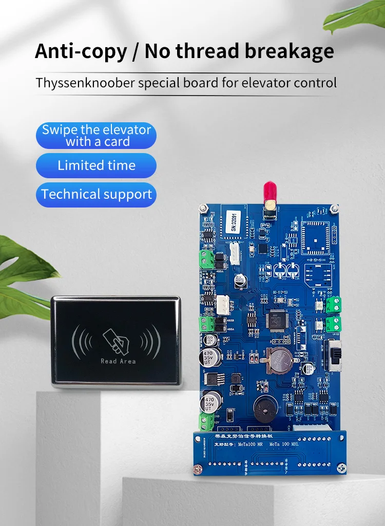 Thyssenkrupp Elevator 8th To 32nd Floor Elevator Access Control Board ...