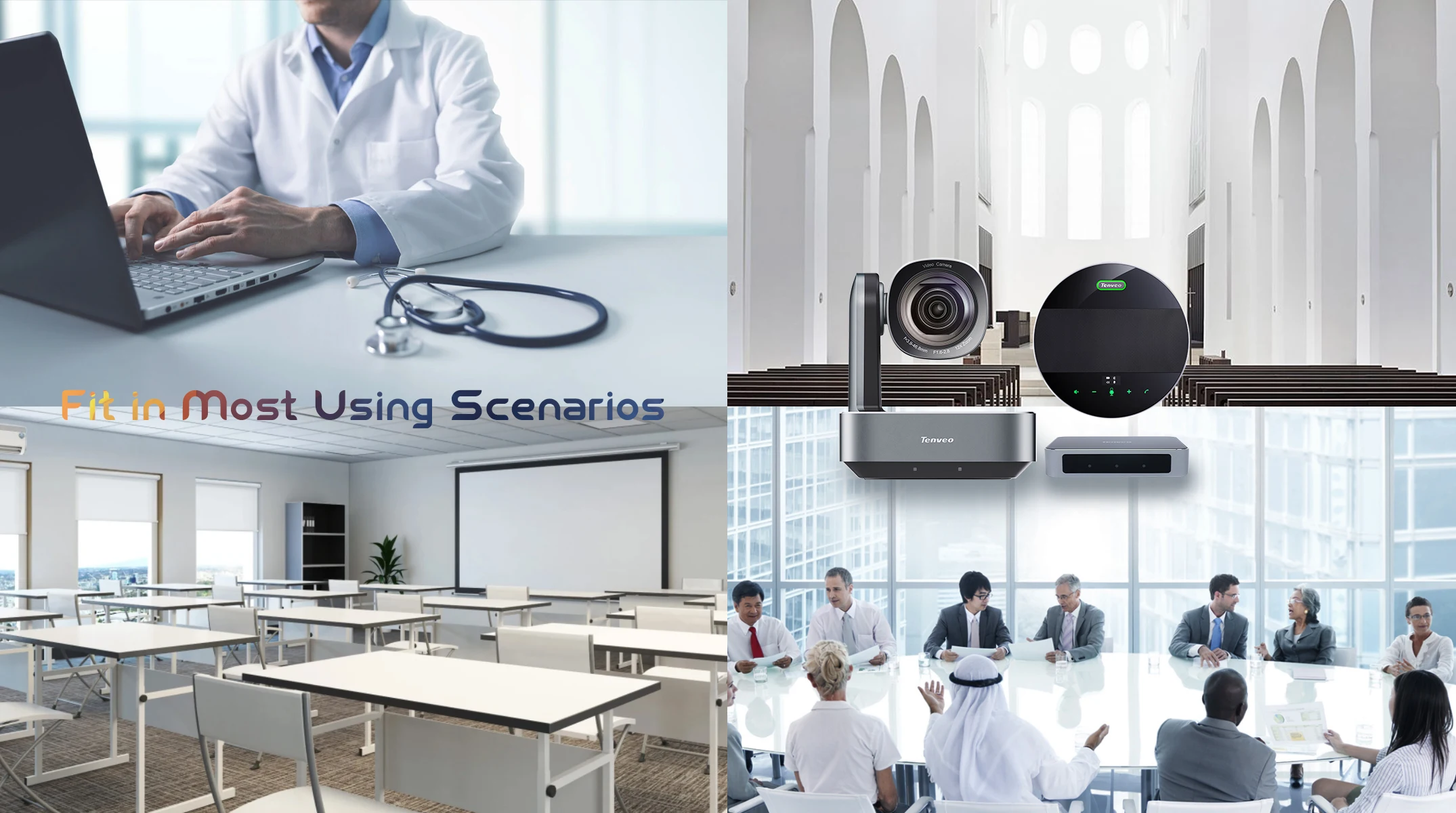 Tevo-vlgroup-12u 4k Uhd All In 1 Integrated Audio Video Conference ...