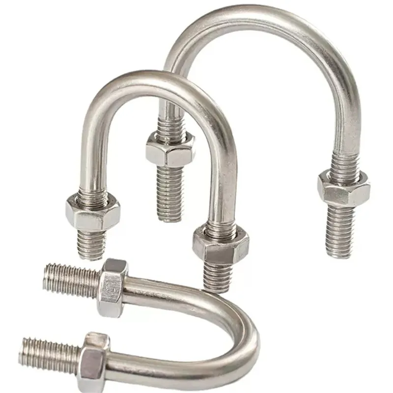 DIN3570 A2-70/A4-80 Stirrup Truck U Bolts Galvanized U Type Lock Bolt ...