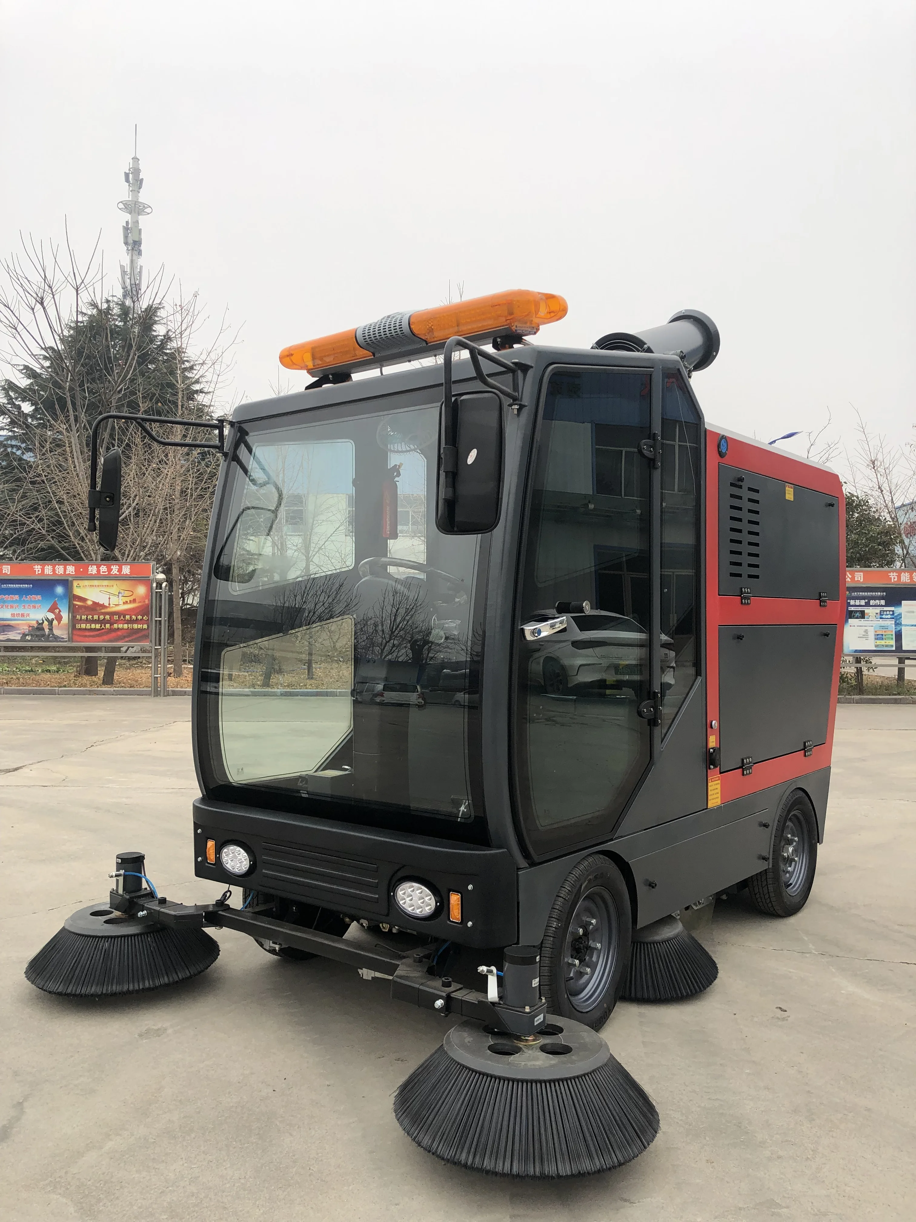 Model 2300 Large Floor Cleaning Machine Compact Street Sweeper For ...