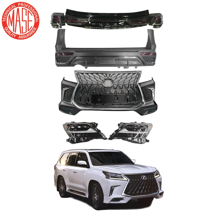 Czjf Body Kit For Lexus Lx570 2008-2015 Upgrade To 2018 2019 2020 Front ...