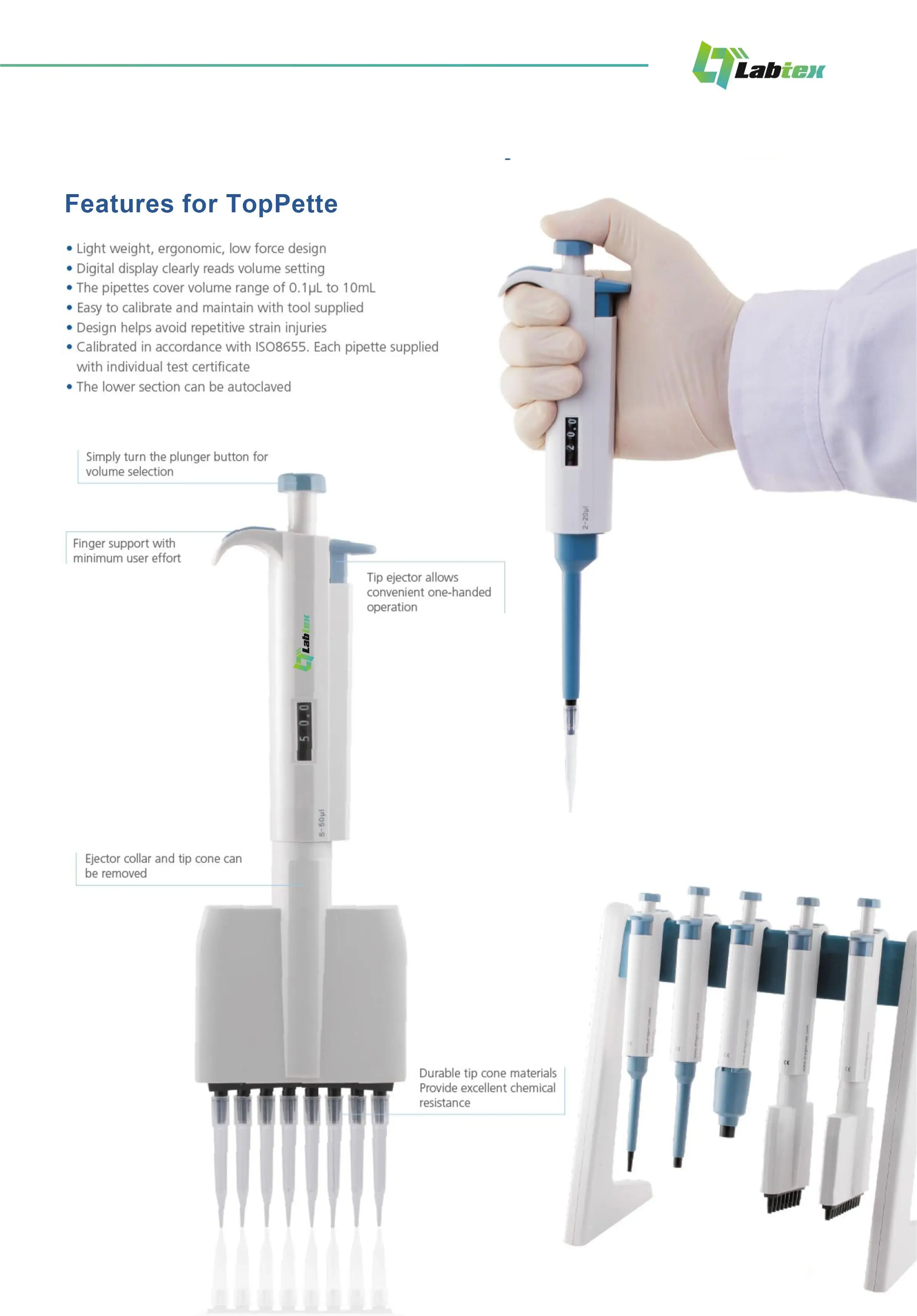 Labtex Multichannel Pipette Laboratory - Buy Pipette Multichannel ...