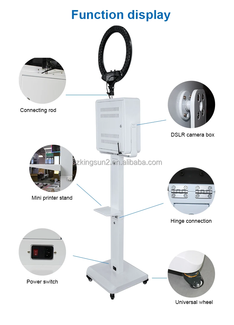 Magic Mirror Photo Booth with Wheels for Weddings & Events ...