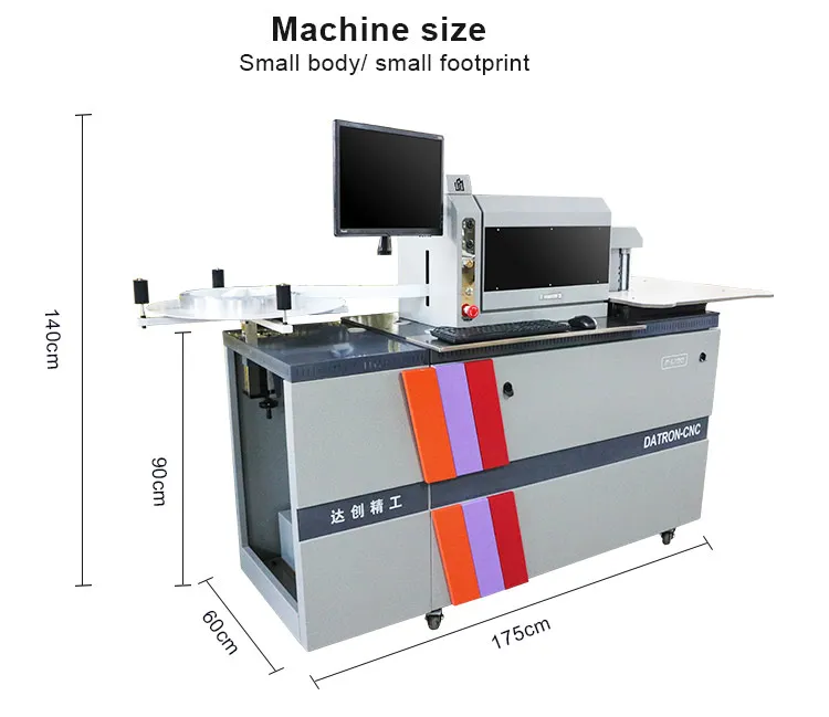 Nl130 Cnc Bender 3d Letter Aluminum Make 3d Letters Bending Machine For ...