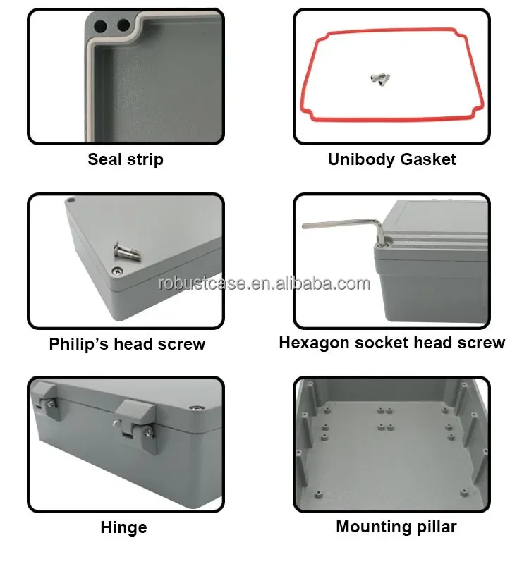 Aluminum Waterproof Enclosure Ip67 Waterproof Junction Box - Buy ...