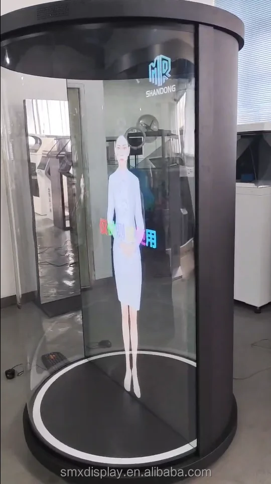 75-Inch 3D Holographic Cabin with AI Virtual Digital Human & Voice ...