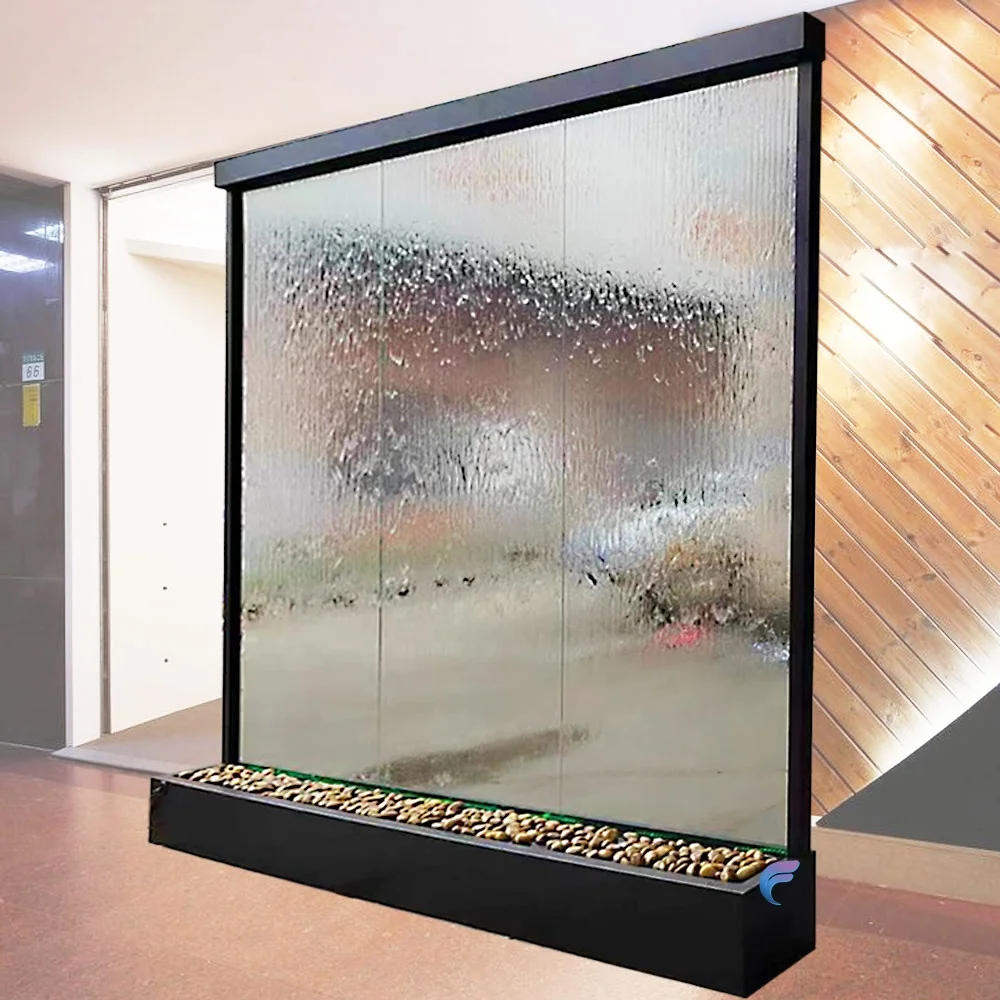 Alibaba.com: Custom-Made Stainless Steel Water Feature with Glass ...