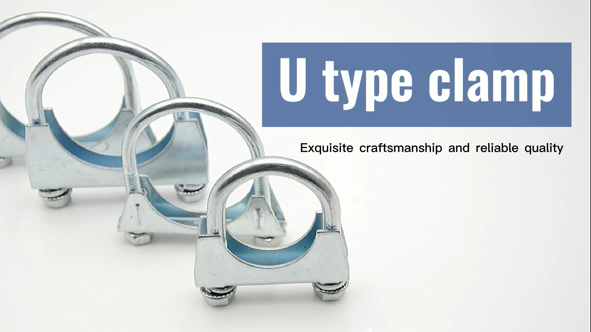 Ss 304 U-bolt Pipe Clamp High Quality Exhaust Hose Clamps Muffler ...