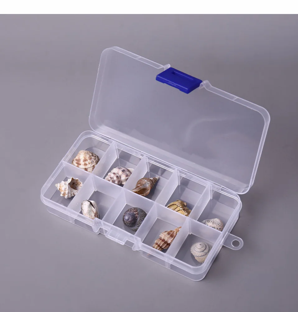 Multi-compartment Removable Plastic Box Beaded Necklace Jewelry ...