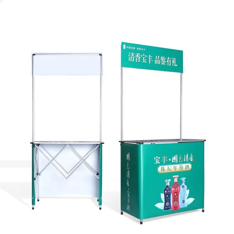 Advertising Display Pp Plastic Promotion Table Counter - Buy Promotion ...