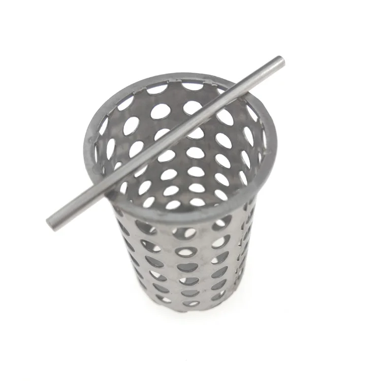 304 Stainless Steel Bucket Filter Strainer Metal Filter Mesh Bucket ...