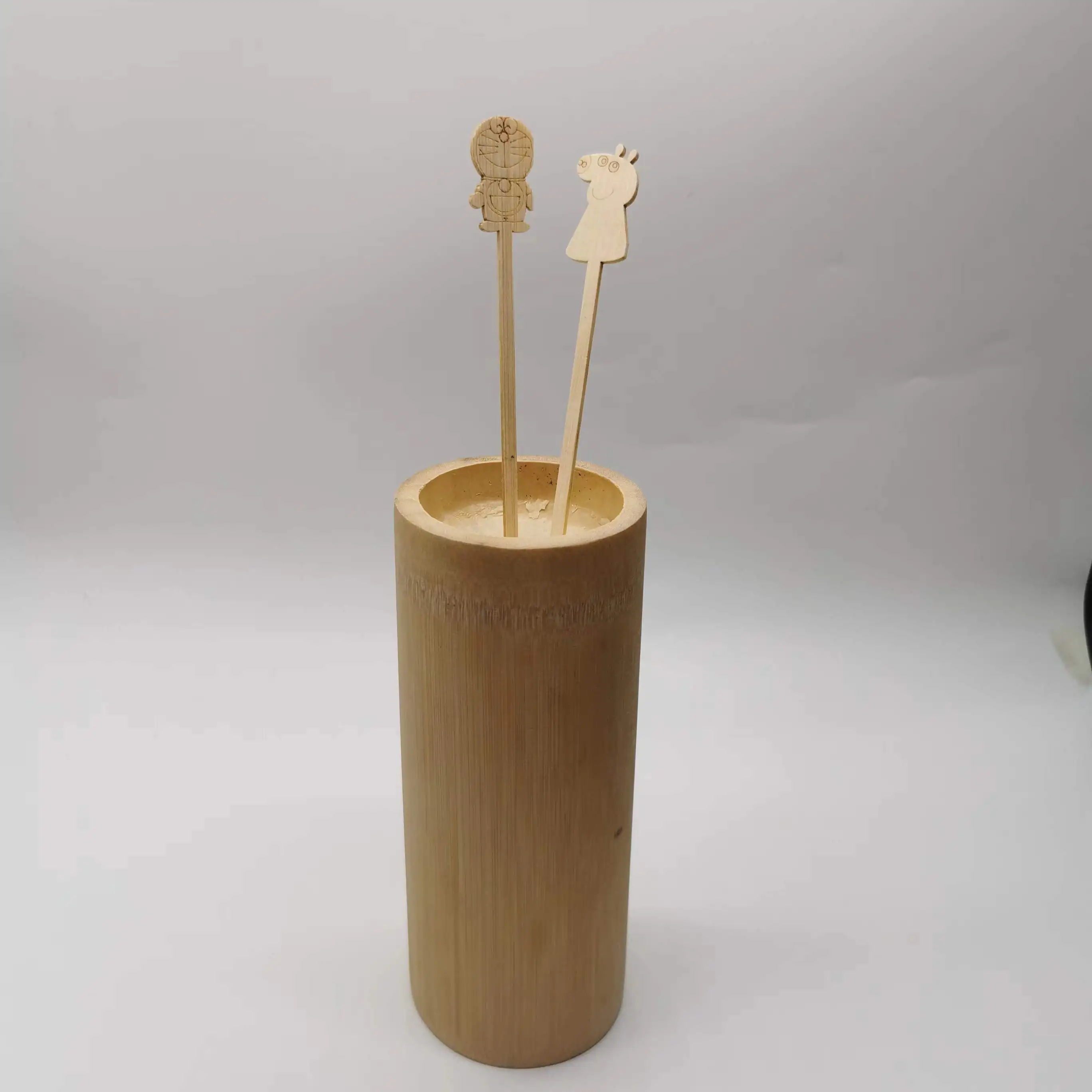 Custom Starfish Shape Swizzle Stir Stick - 17.5cm Wood