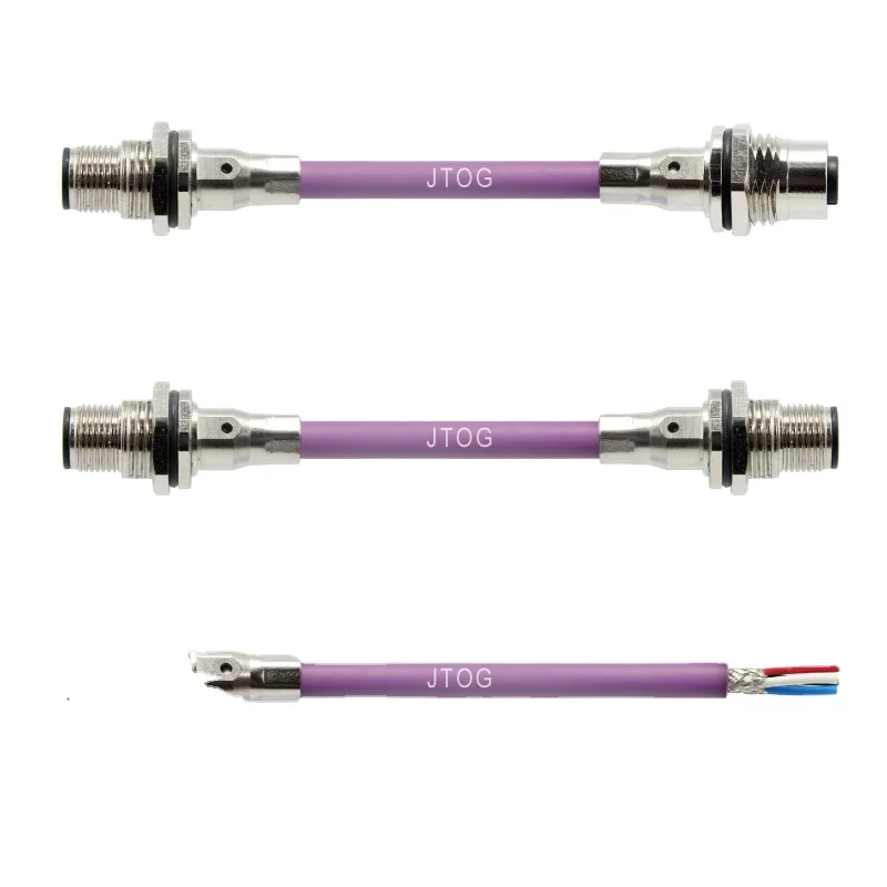 Devicenet Fieldbus Cable Protocol M12 Connector Flange Seat Extension ...