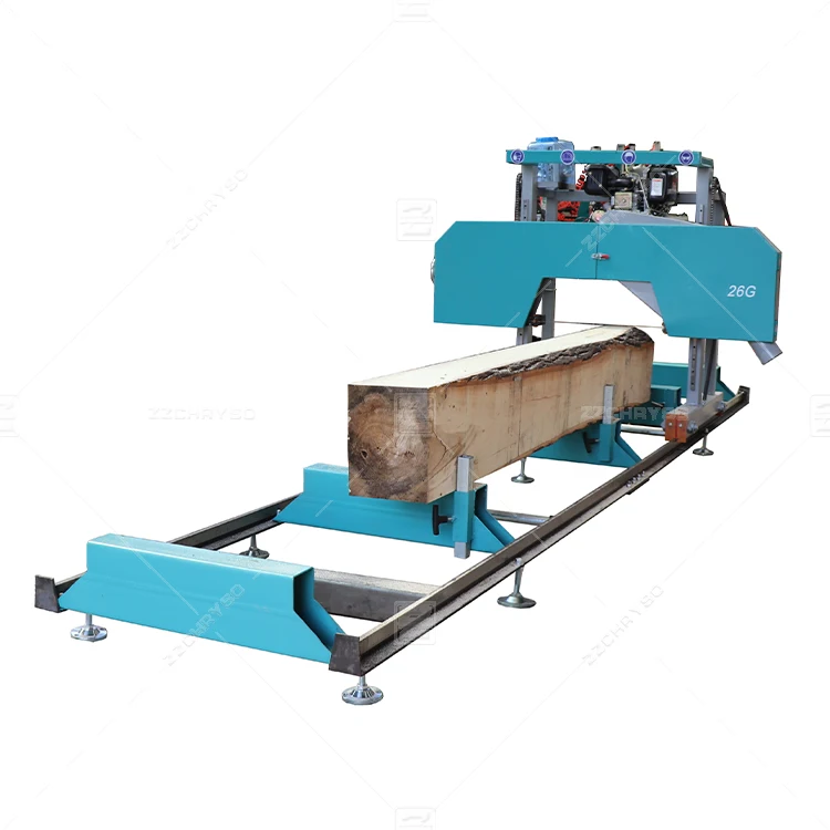Wood Sawmill Portable Band Sawmill Horizontal Sawmill Equipment With ...