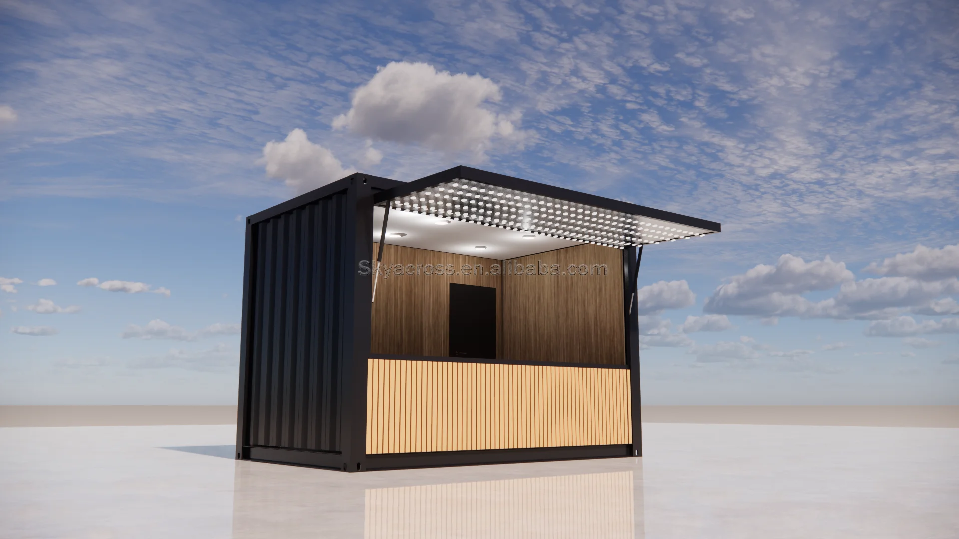 10FT & 20FT Mini Pop-up Shop: Modular Prefab Coffee Kiosk & Fast-food ...