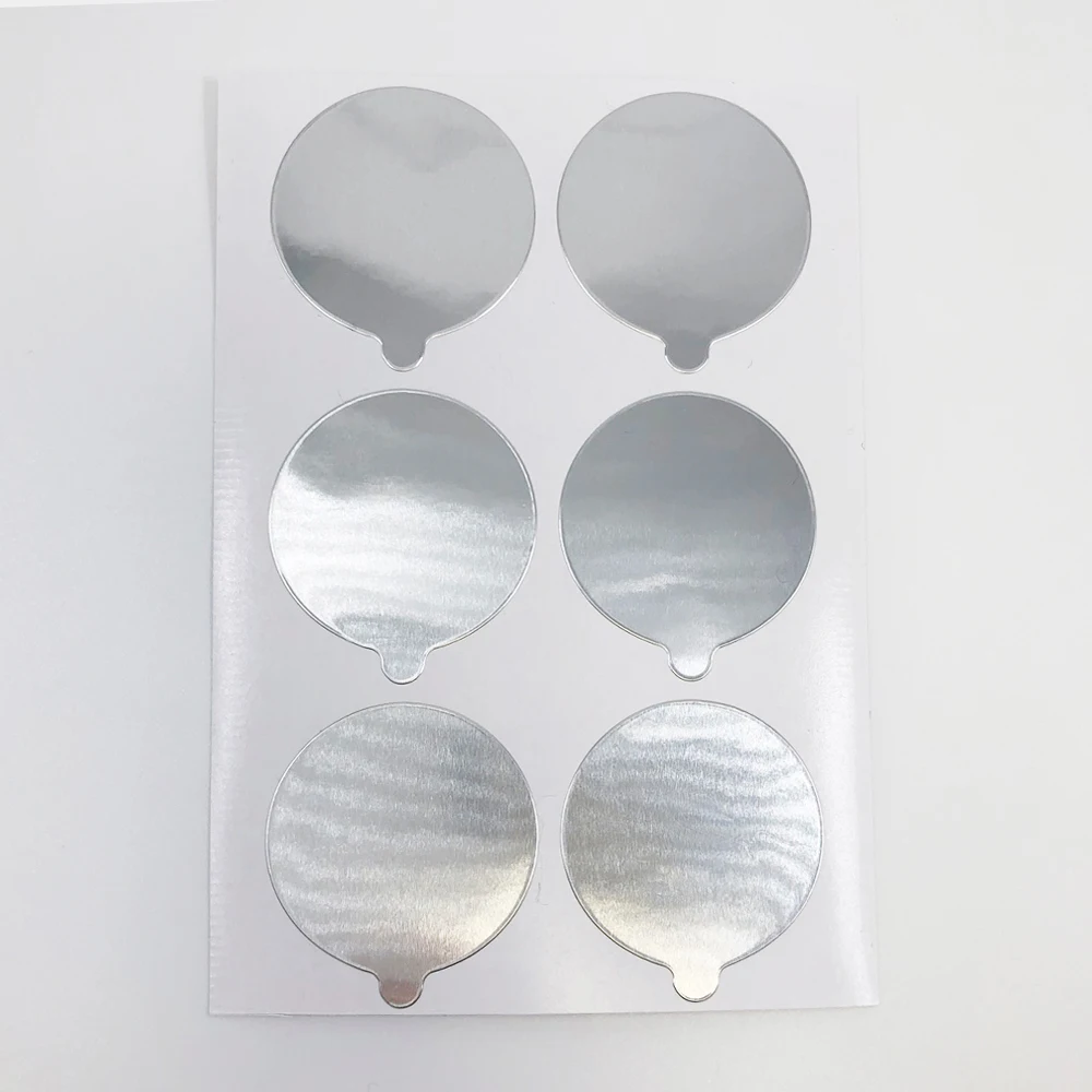 Aluminium Foil Sealing Stickers - Secure Cosmetics Bottles