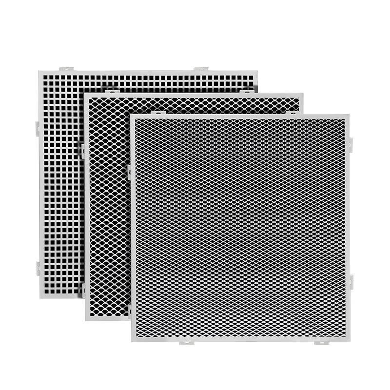 Aluminum Material Decorative 3d Slats Wall Cladding