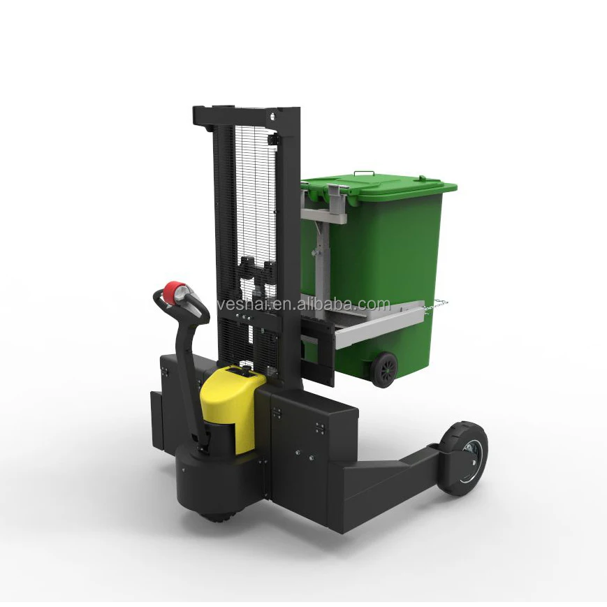 Veshai Fully Powered Counter-balanced Pallet Stacker Truck With Side ...