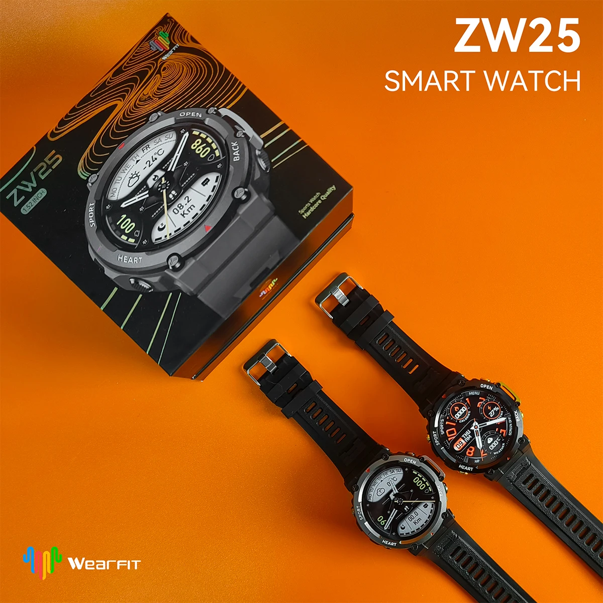 ZW25 Outdoor Sport Smart Watch - BT Touchscreen Smart Watch