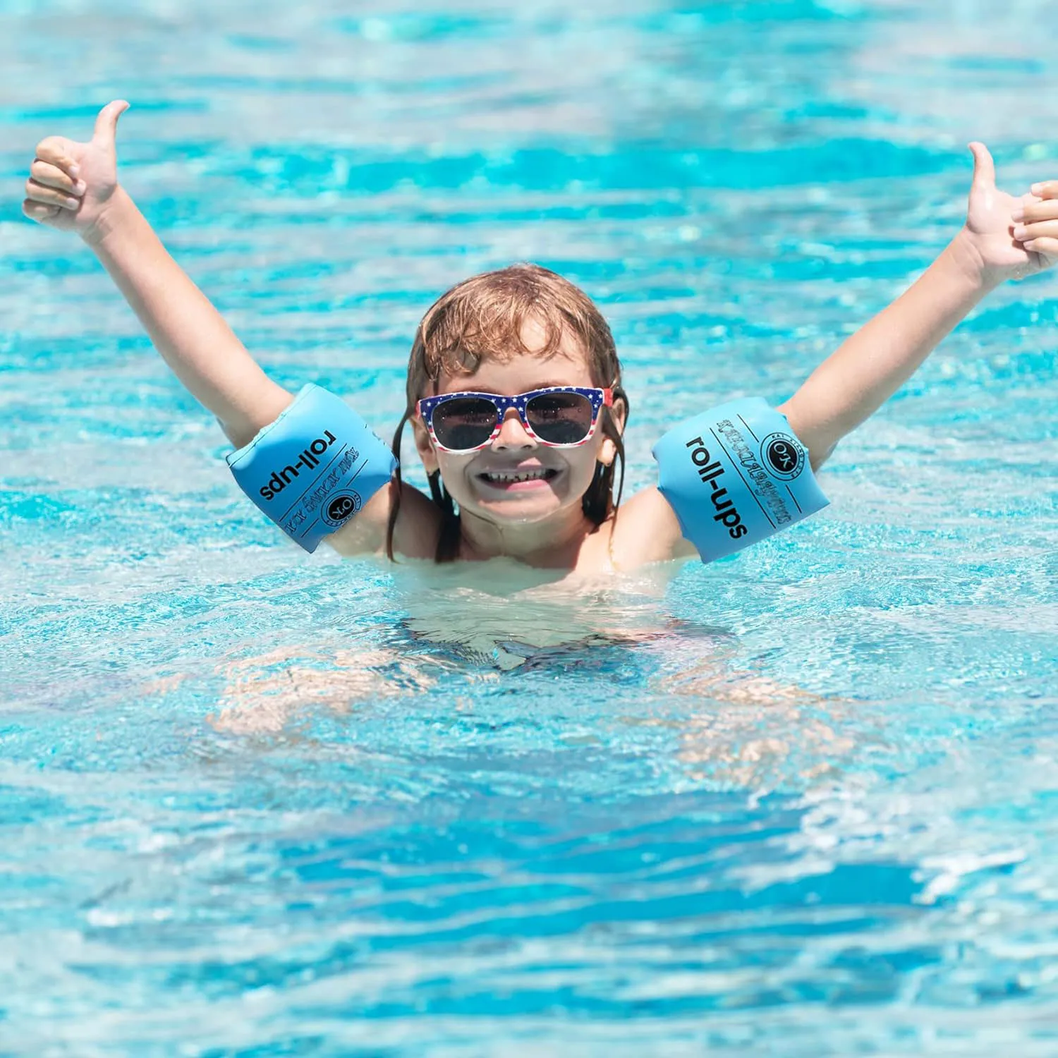 Inflatable Arm Float for Toddlers Blow up Water Wings Kids Swimming Arm ...