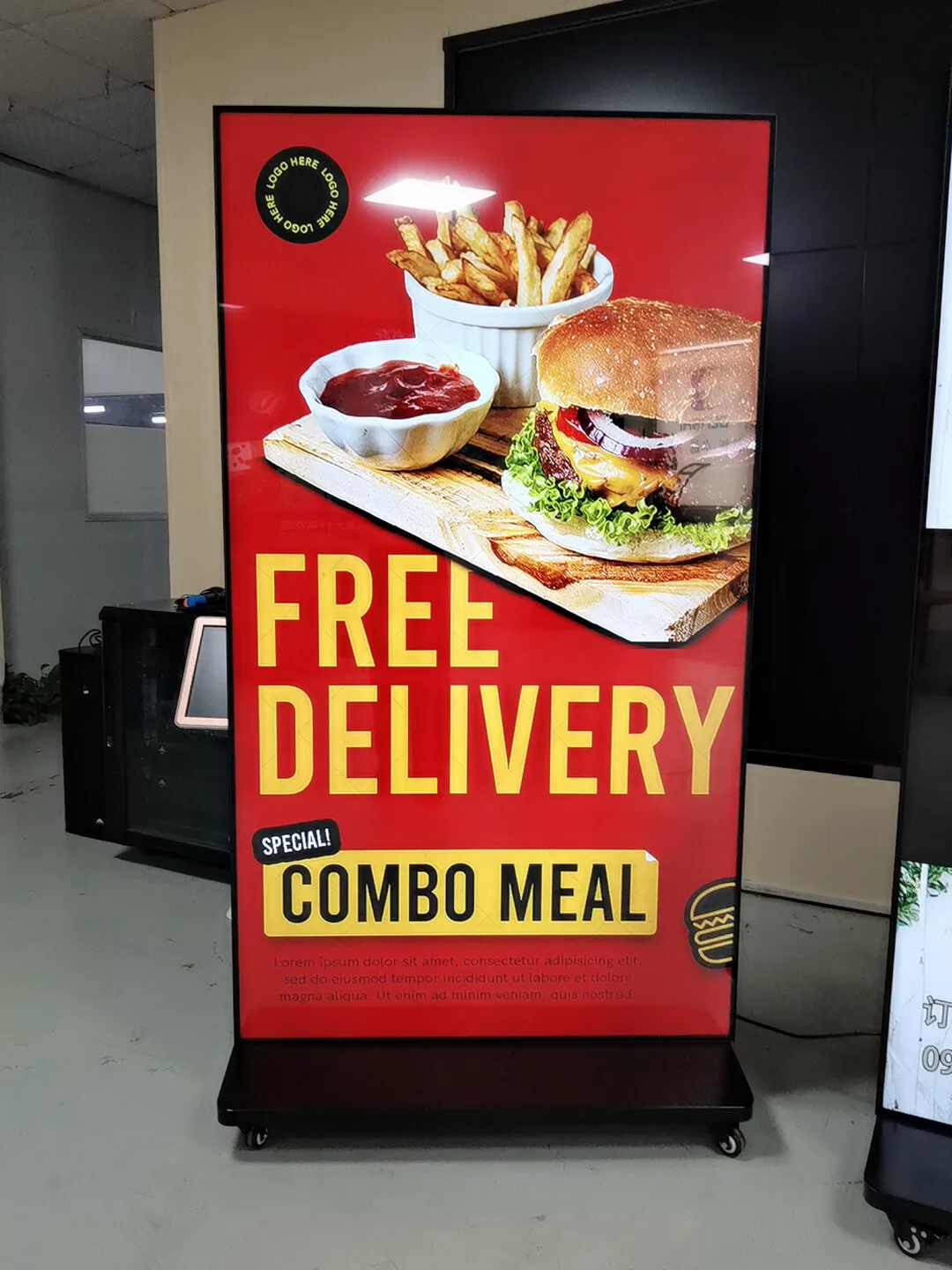 AD Signalisation - 49 55 65 LED LCD Poster Advertising Machine