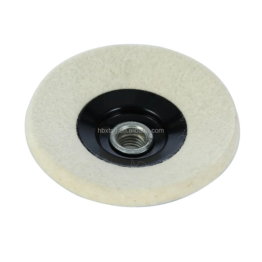 4 Inch M14 Angular Felt Wheel Felt Disc for Polish Marble Glass ...