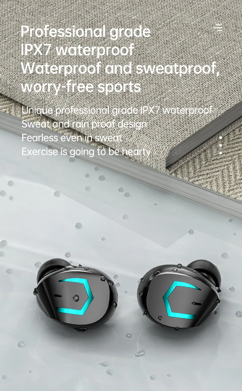 TWS M36 Headphones - Bluetooth 5.2 Wireless Earbuds