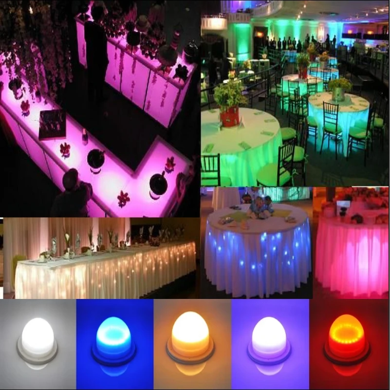 Remote Controlled Rechargeable RGBW LED Module Furniture Mood Base ...