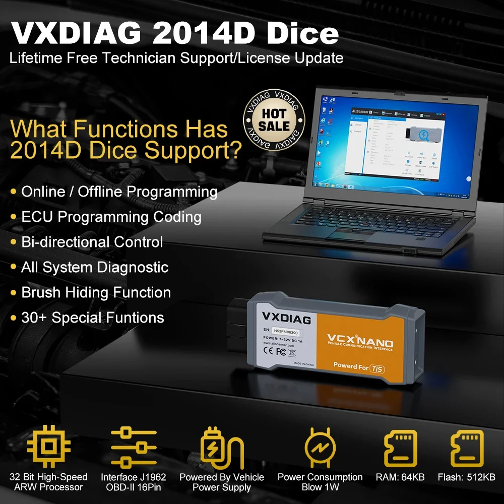 VXDIAG J2534 ECU Programming VCX NANO NX300 for VOLVO 2014D