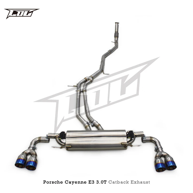 Coc Full Set Catback Exhaust Valvetronic Muffler System Downpipe For ...