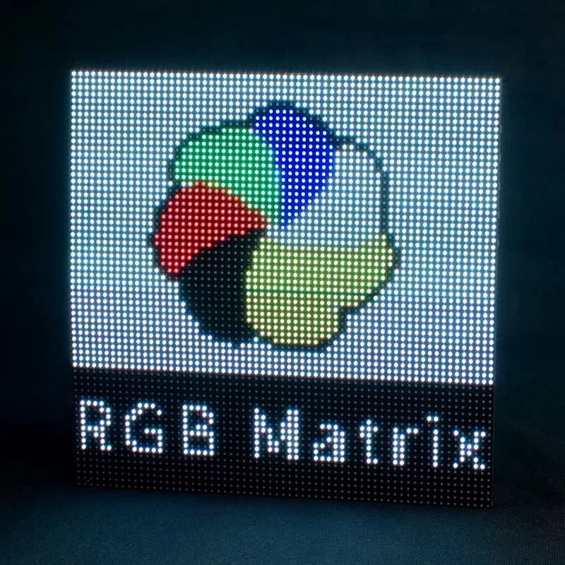 Original Raspberry Pi Pico Dot Matrix Display STM32 Full Color RGB LED ...