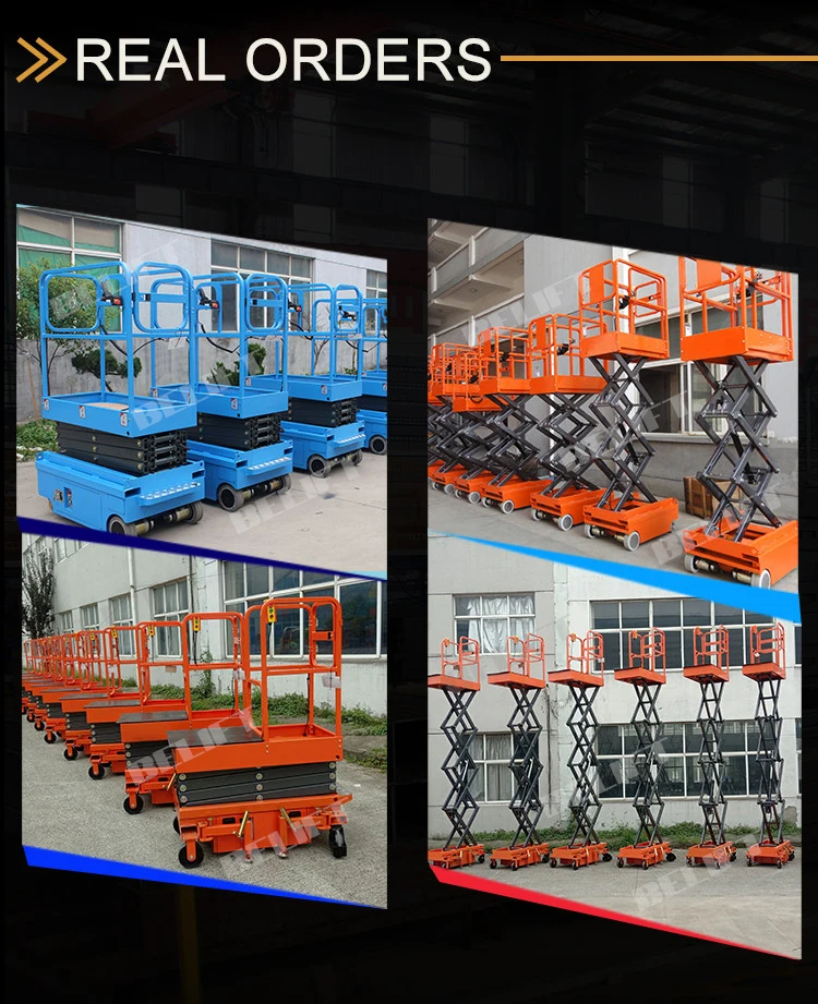 Compact Footprint Lift Electric Mini Scissor Lifts 3m 3.5m 4.8m ...