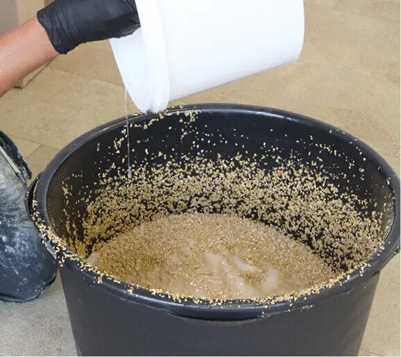 Pebble Stone Driveway Clear Liquids Epoxy Flooring Resin