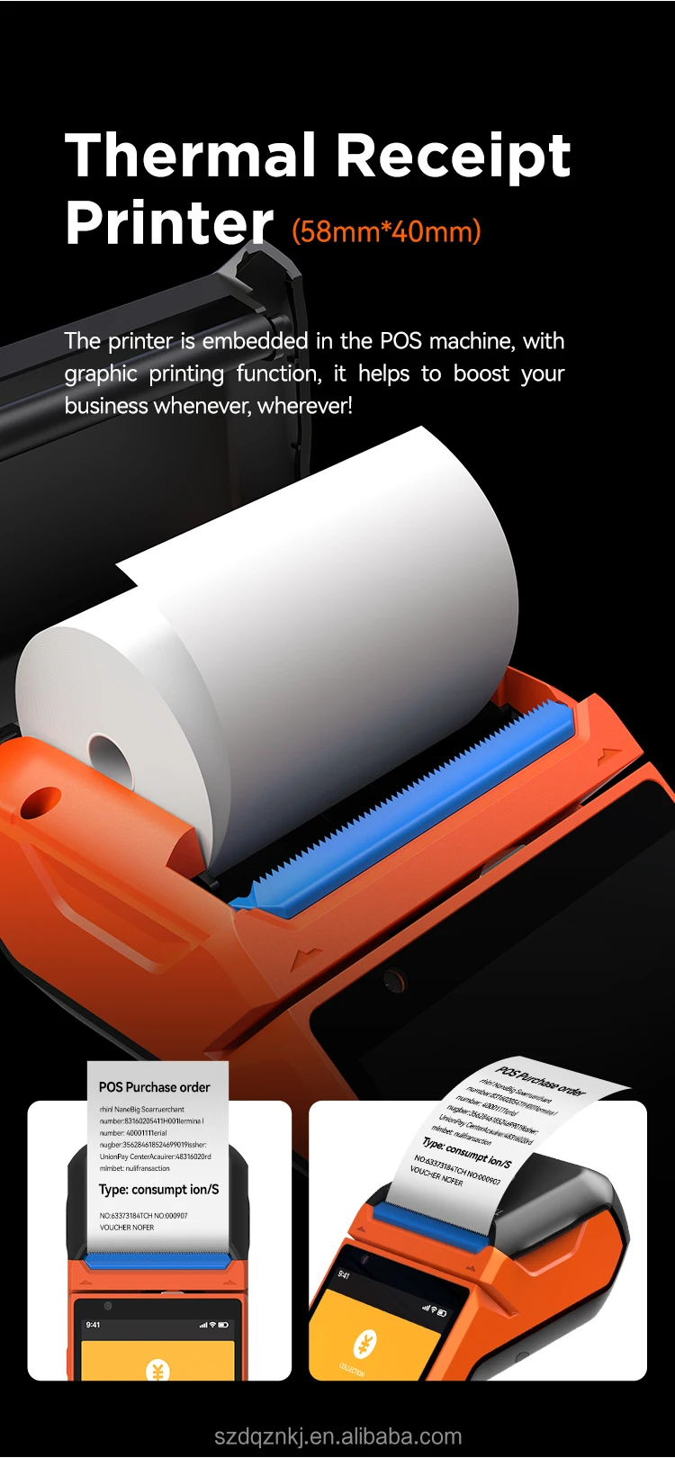 Trendit Handheld Android 10.0 Pos Machine With Code Scanner 4g/wireless ...