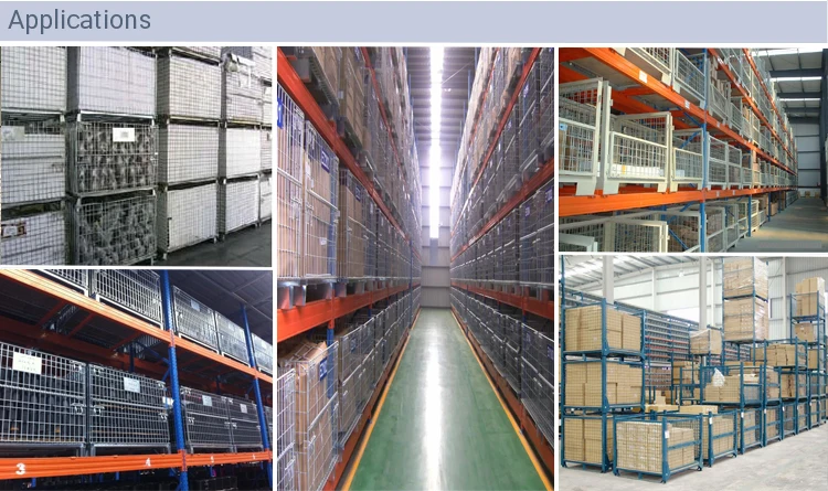 Preform Bottle Storage Wire Cage with Pallet for Pet