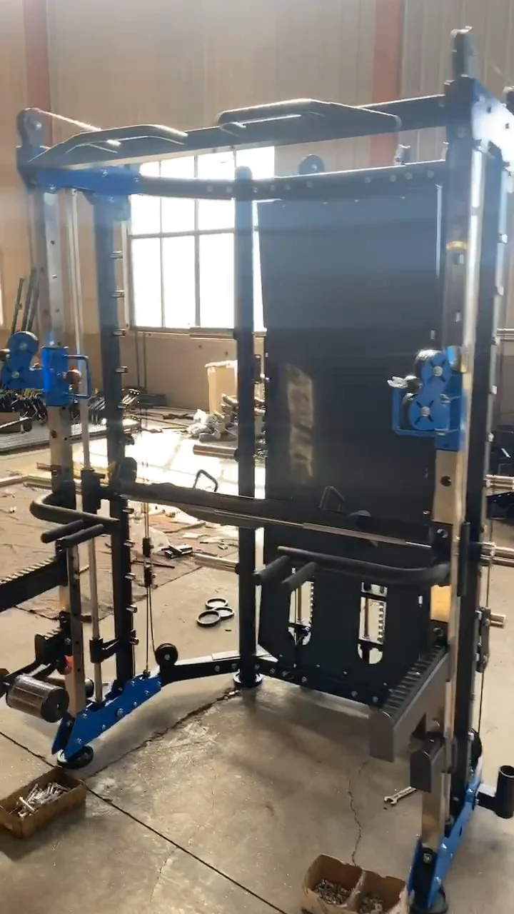 Multifunction Smith Machine Home Gym Exercise Multi Function Station ...