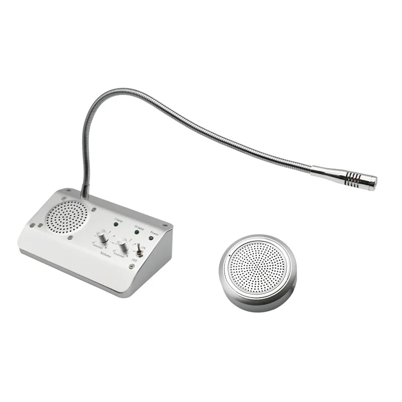 Window Two-way Wireless Intercom Smart Glasses Speaker Gooseneck ...