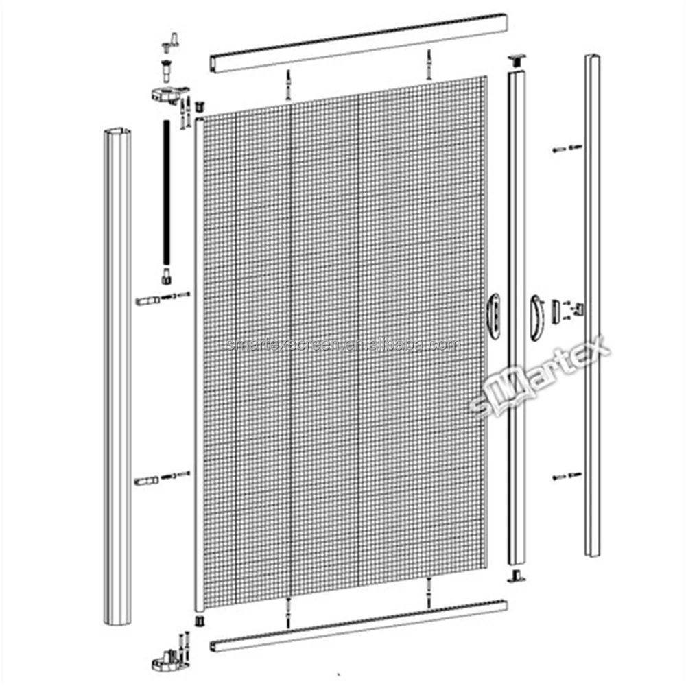 Retractable Mosquito Net - Smartex Roller Insect Screen Door
