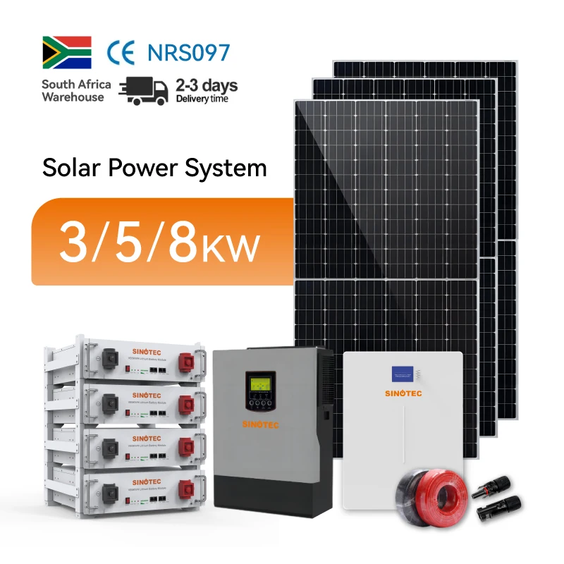 Sinotec Off Grid 3kw 5kw 8kw Solar lithium battery Power Energy ...