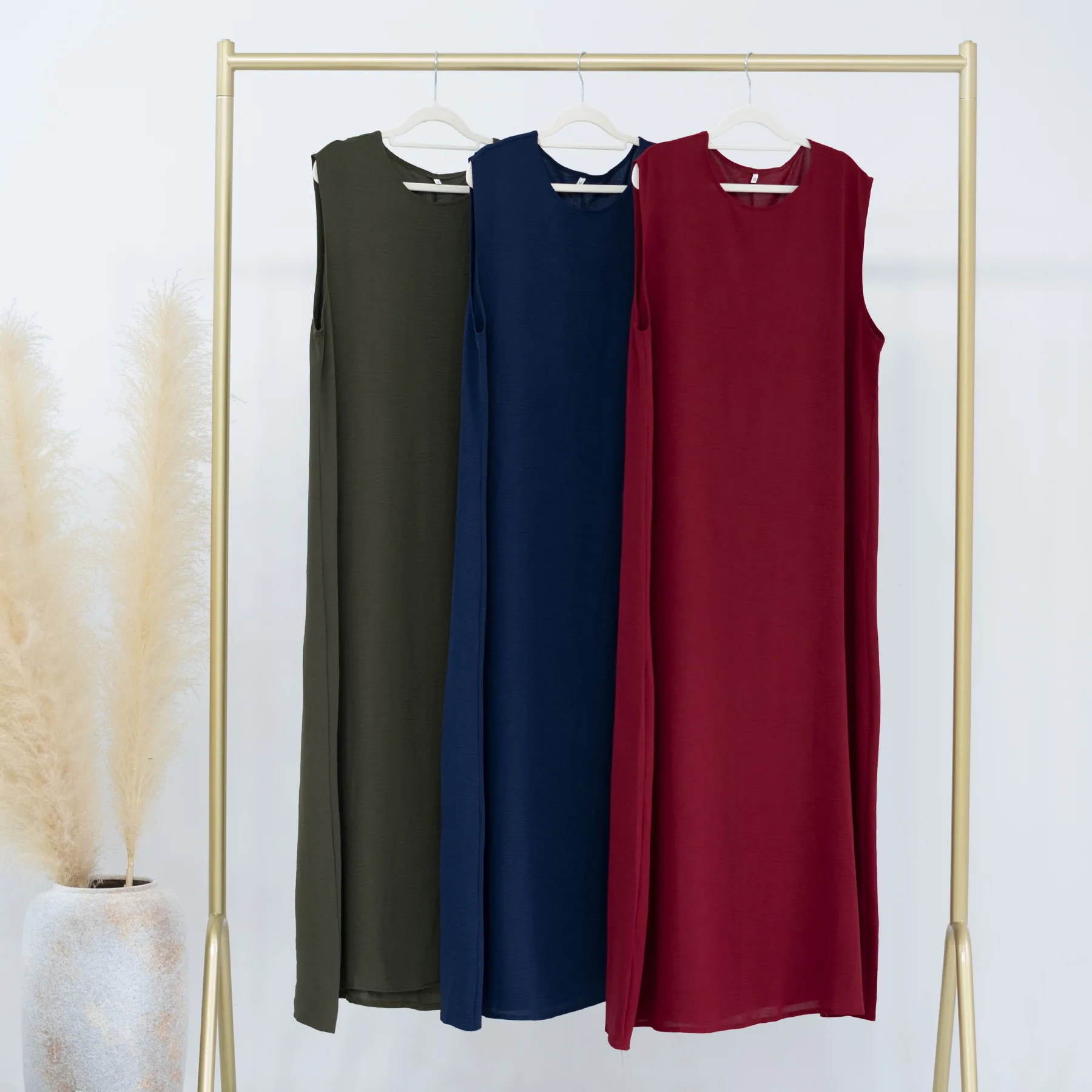 Yibaoli Manufacturer Well Made 11 Colors Crinkle Fabric Abaya Under ...