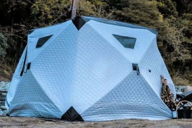 Hot Outdoor Steam Sauna Tent Popup Cube Sauna Tent With Stove Jack ...