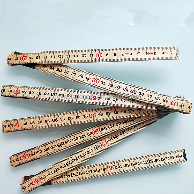Alibaba.com: 2M foldable wooden rulers, bulk wholesale, OEM custom ...