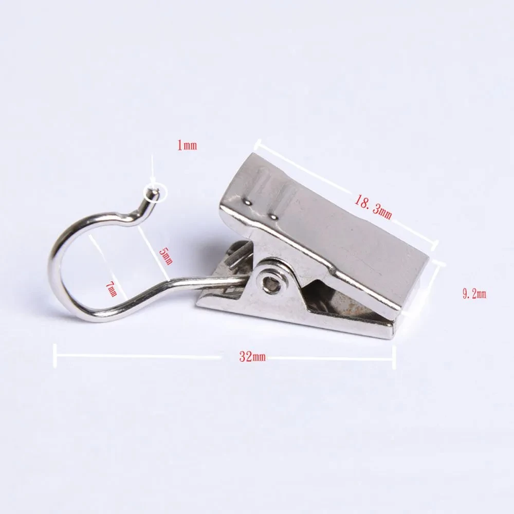 10/20pcs Sturdy And Durable Window Curtain Hook Clips Home Window ...