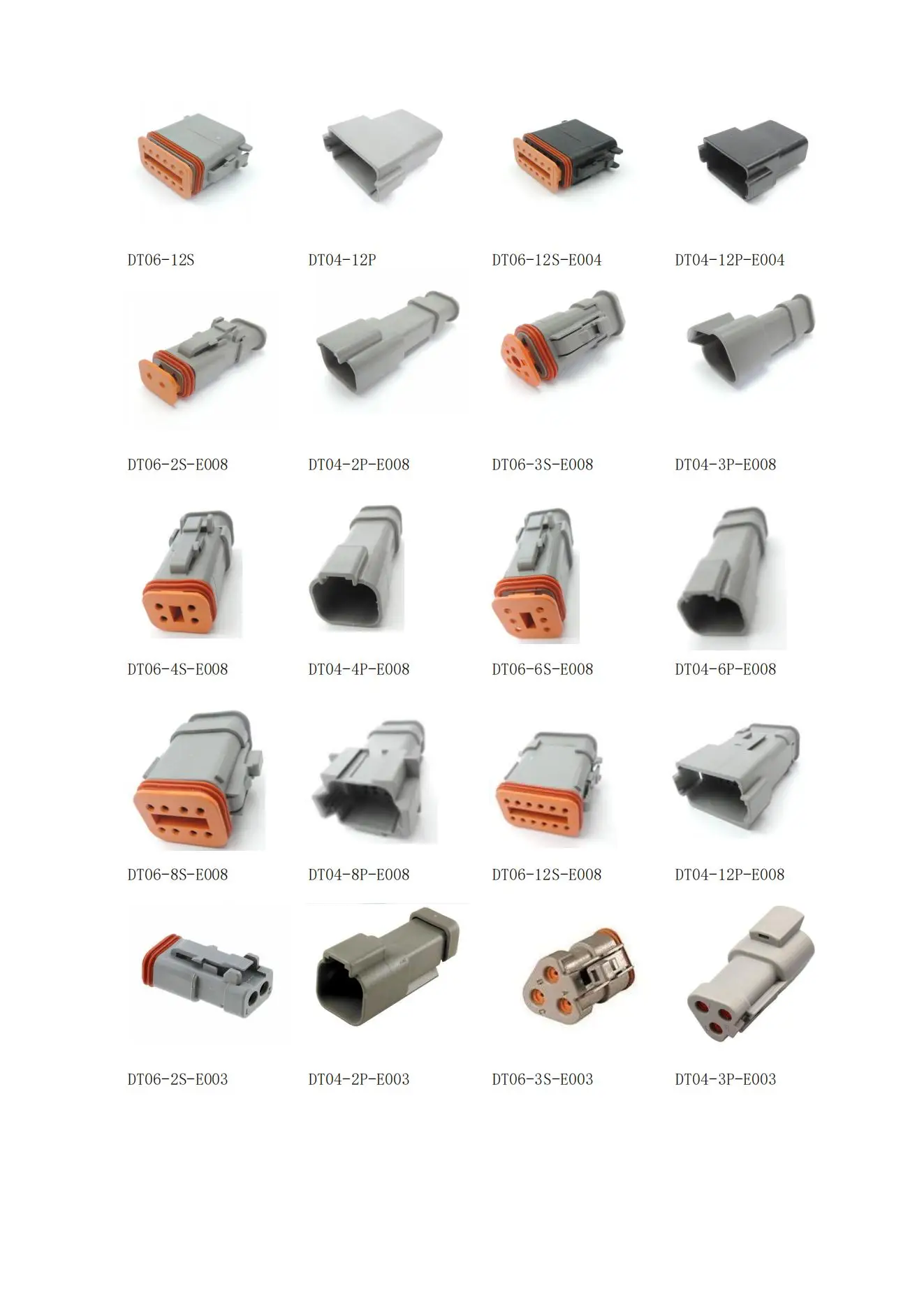 DT13-08PC 8Pin Waterproof Connector PCB Curved Needle Car Circuit Board ...